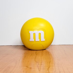 Yellow M&M Shaped Candy Dispensers | Gift for Children - Etsy