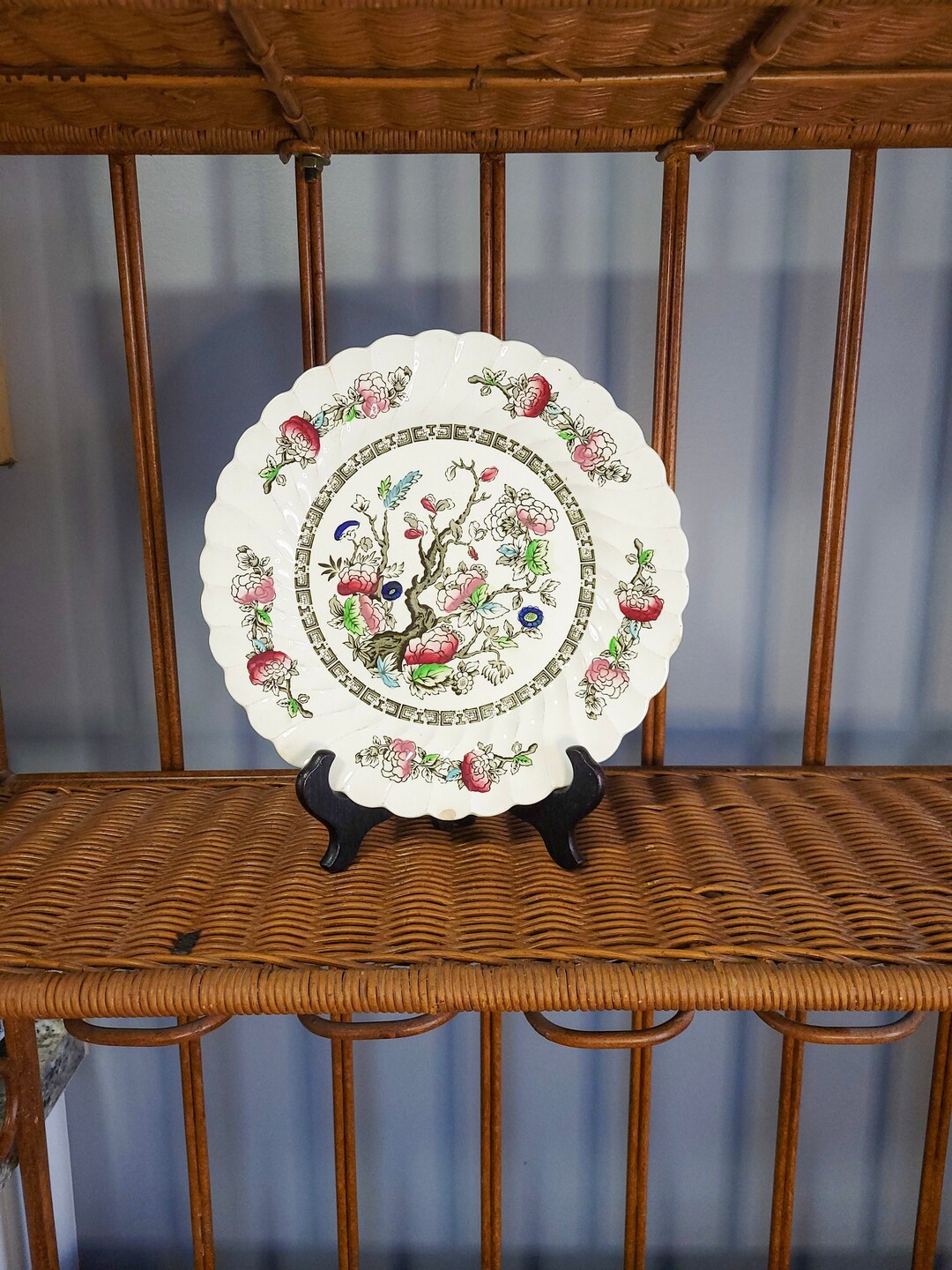 Dinner Plate Myott Indian Tree Pattern| English White Porcelain - Etsy