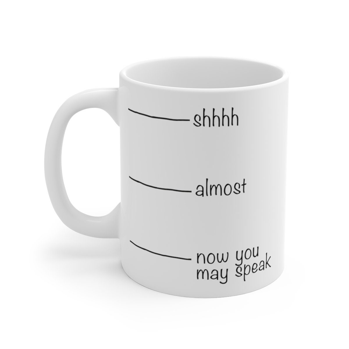 Now You May Speak Shh Almost Funny Gift Coworker Gift Funny Office Gift ...