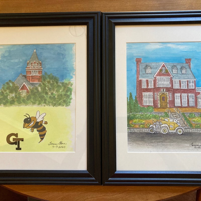 Georgia Tech Art - Etsy