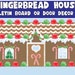 Christmas Bulletin Board, Gingerbread House, Digital Download, Print ...