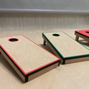 Miniature Cornhole Boards | Bean Bag Toss | Game Night Elf Accessories - Christmas Elf Props ...