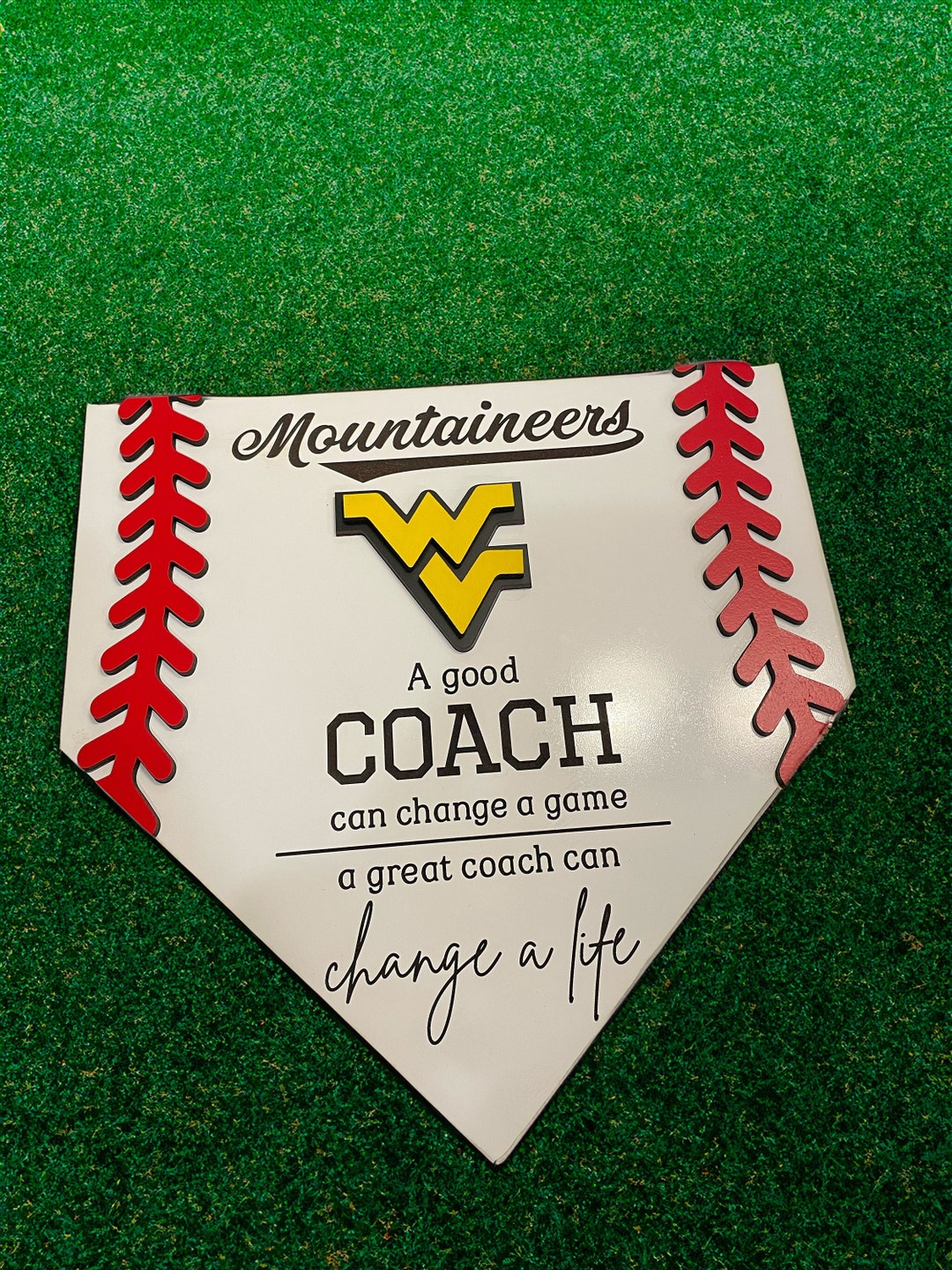 Personalized Coach Appreciation Sign | Custom Laser Cut & Engraved ...