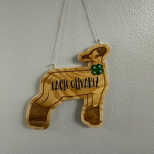 Sheep Stall Sign - Stall Sign for Sheep - Nameplate - Stall Sign ...