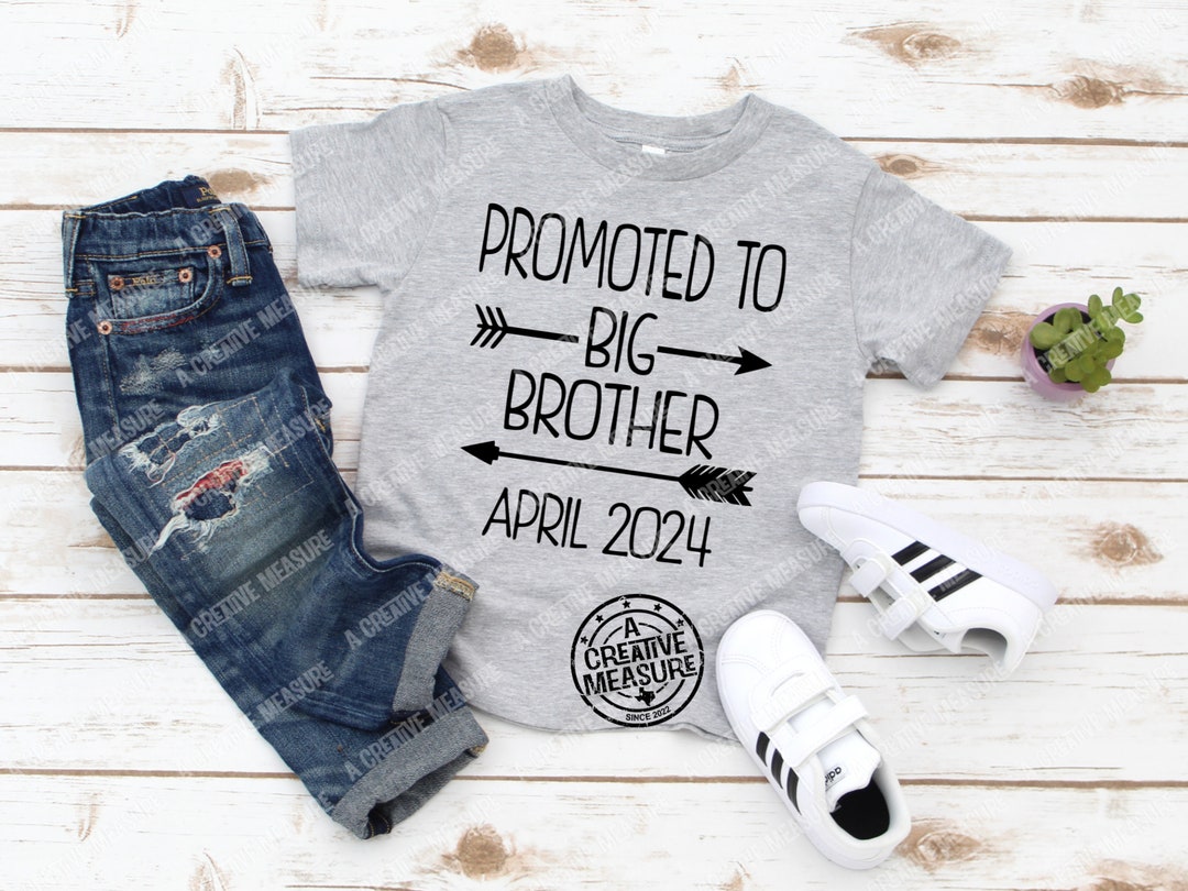 Promoted to Big Brother (date) - Personalized Pregnancy Announcement ...