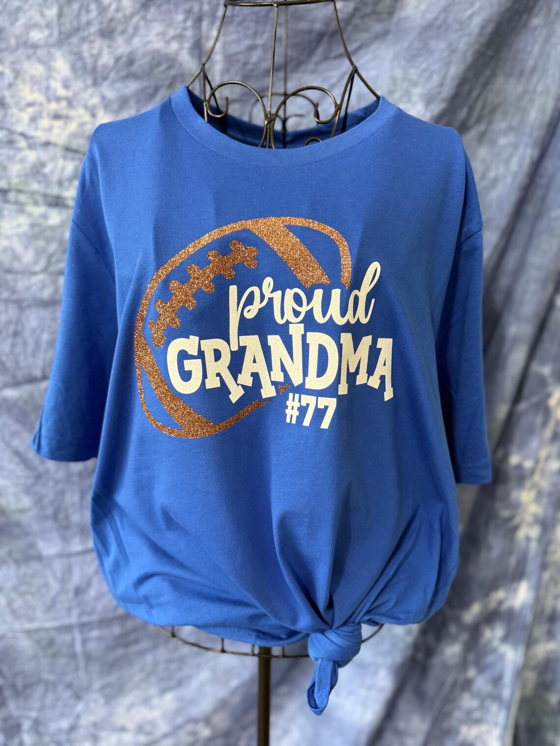 Proud Grandma - Jersey Number - Football Shirt - Football Player Number ...