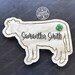 Cow Stall Sign - Stall Sign for Cow - Nameplate - Stall Sign-custom ...