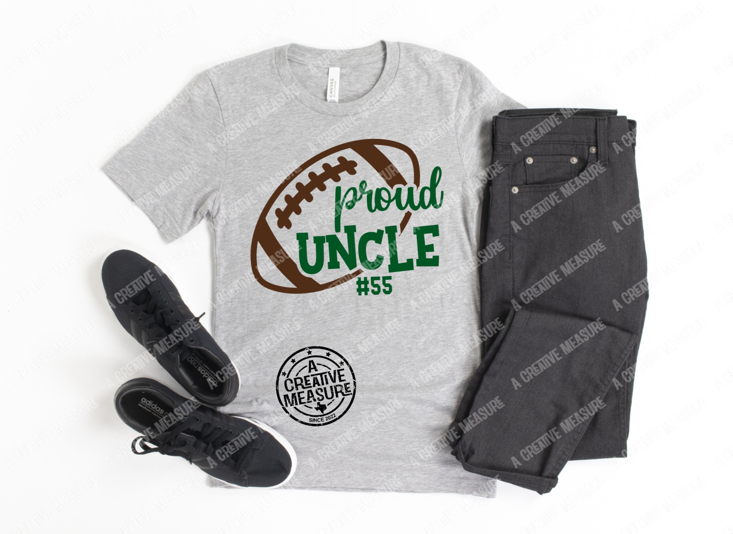 Proud Uncle Jersey Number Football Shirt Football Player - Etsy