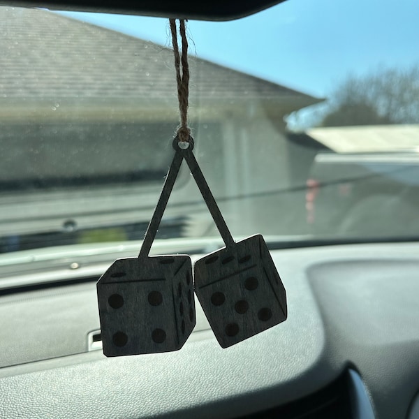 Dice for Rear View Mirror - Etsy