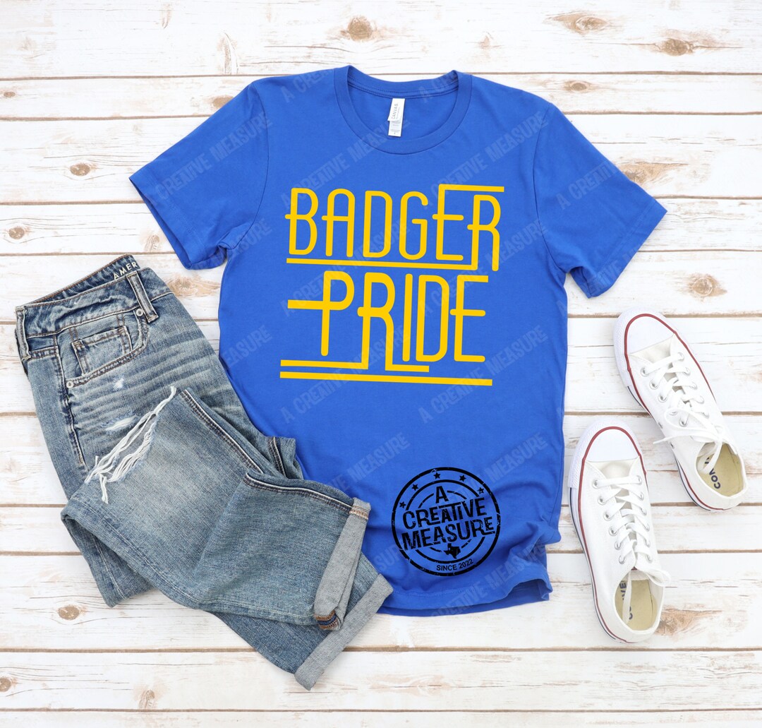 Badger Pride Shirt - Badger School Pride -mascot - Team Spirit - Spirit ...