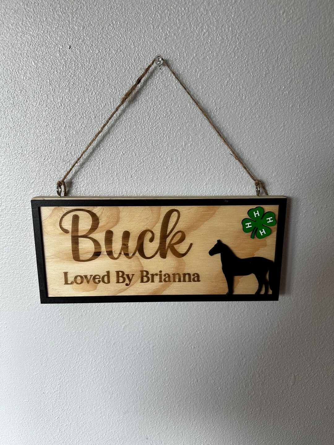 Horse Stall Sign - Stall Sign for Horses - Nameplate - Stall Sign ...