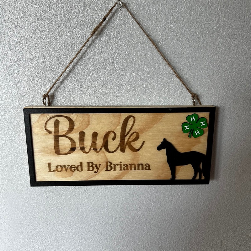 Horse Stall Signs - Etsy