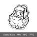 Santa SVG Santa Face Svg Vintage Santa Svg Santa Claus Svg Christmas ...