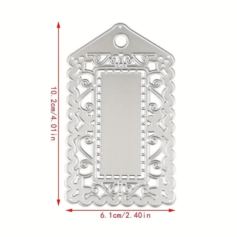 Metal Gift Tag Christmas Tags Die Cutter Parcel Tag Die - Etsy