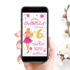 Editable Mobile Birthday Invitation Template Birthday Party - Etsy