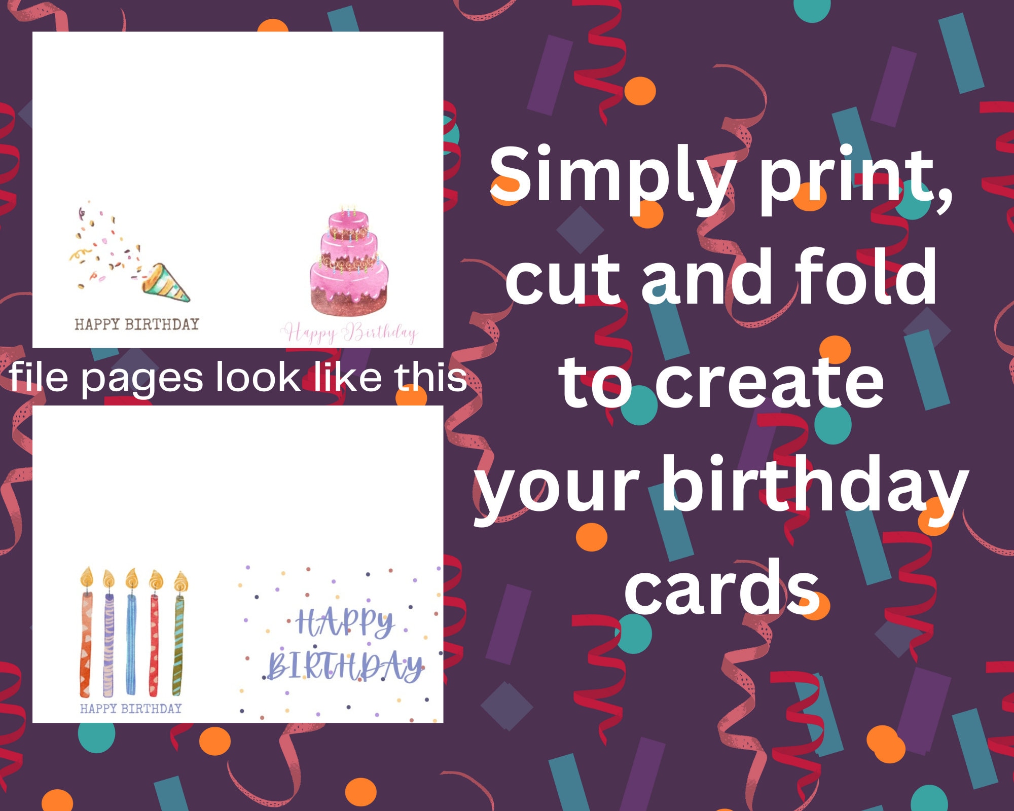 PRINTABLE BIRTHDAY CARD - Printable Birthday Cards - Printable Cards ...