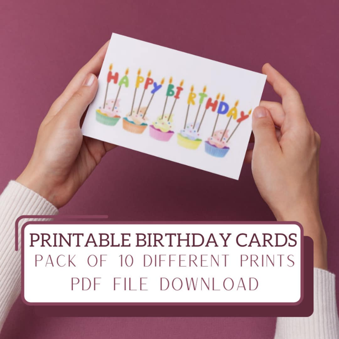 PRINTABLE BIRTHDAY CARD - Printable Birthday Cards - Printable Cards ...