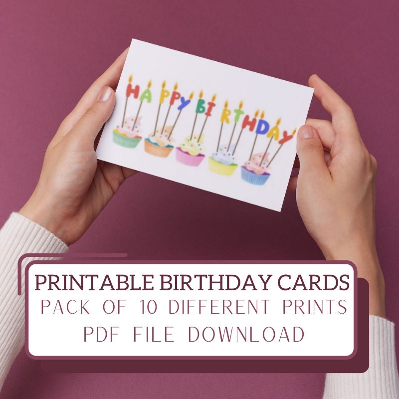 PRINTABLE BIRTHDAY CARD - Printable Birthday Cards - Printable Cards ...