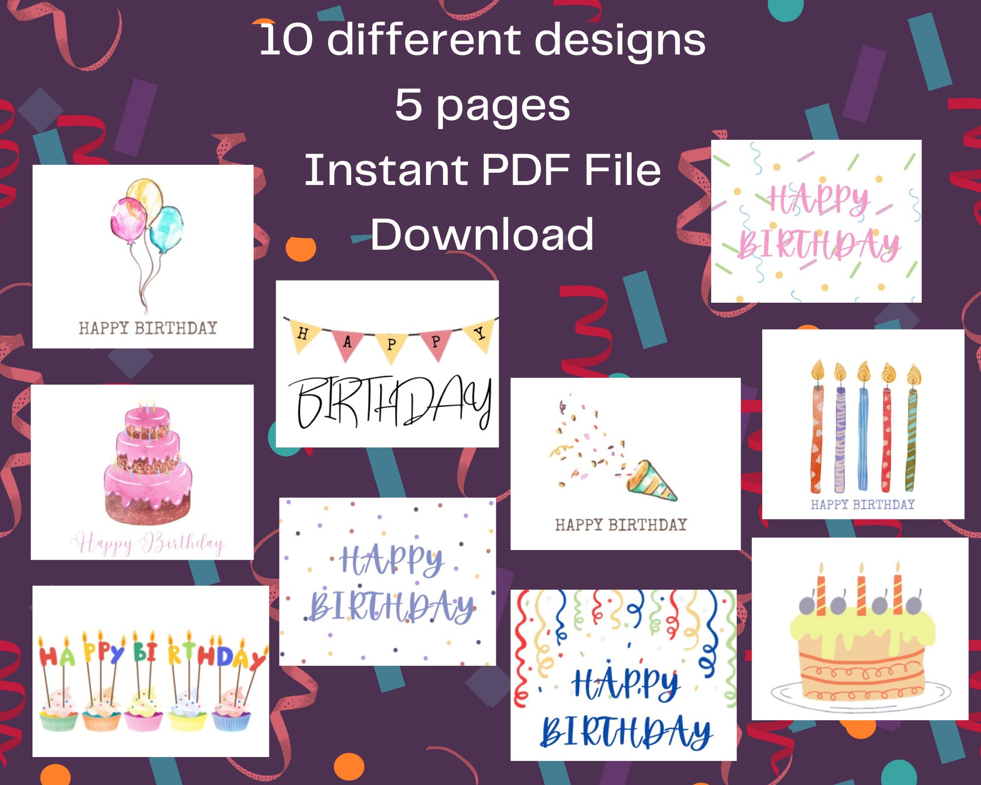 PRINTABLE BIRTHDAY CARD - Printable Birthday Cards - Printable Cards ...