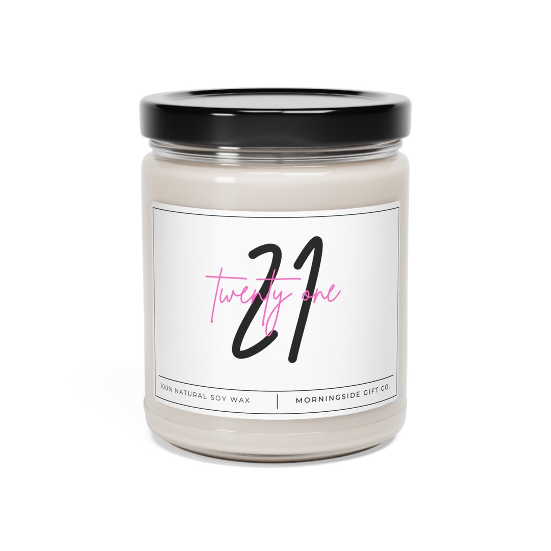 21st Birthday, Custom Birthday, Happy Birthday Candle, Birthday Gift ...