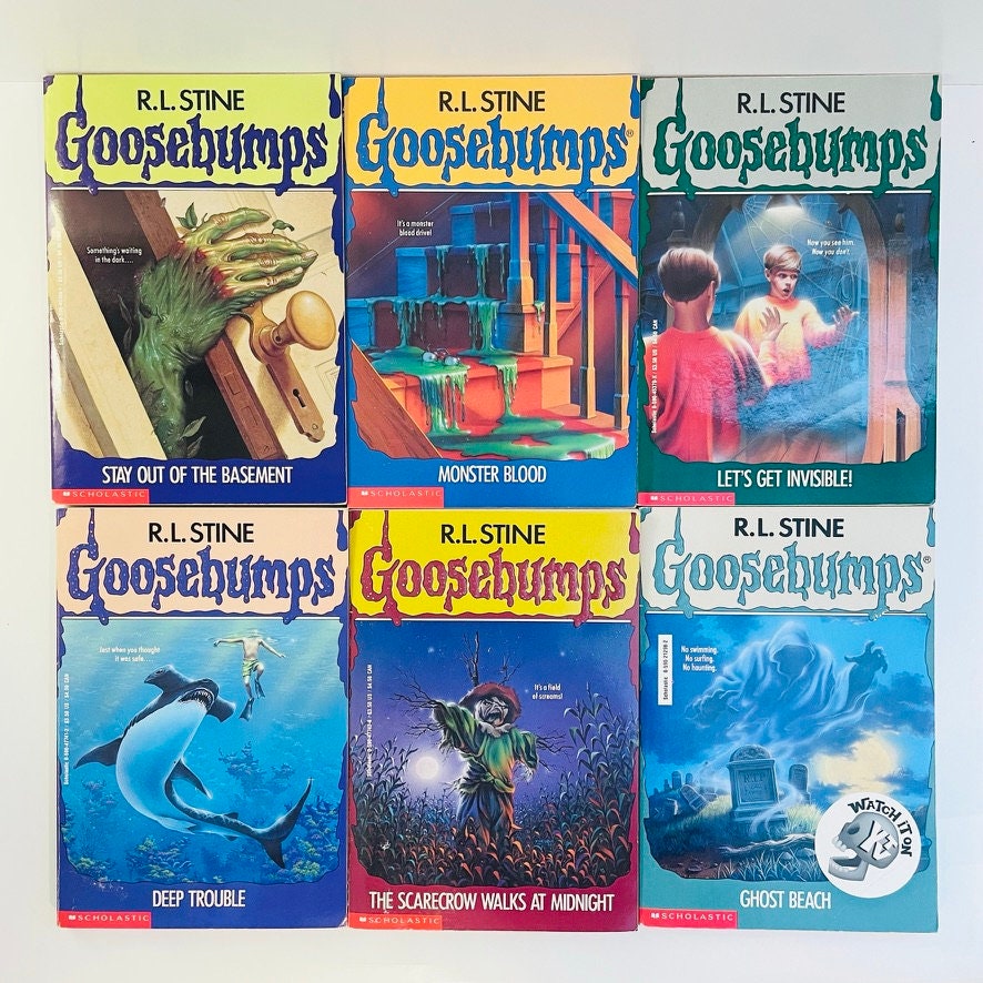 Excellent Condition Goosebumps Books // R.L. Stine // Original Vintage ...