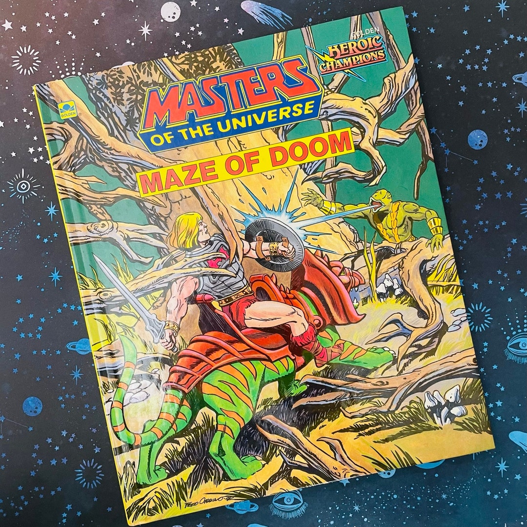 First Printing // MOTU // Maze of Doom // Masters of the Universe Book ...