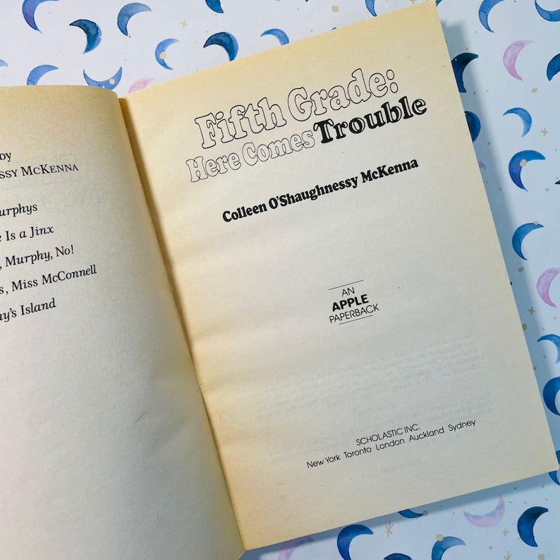 Fifth Grade: Here Comes Trouble by Colleen Mckenna // Vintage 1989 Teen ...
