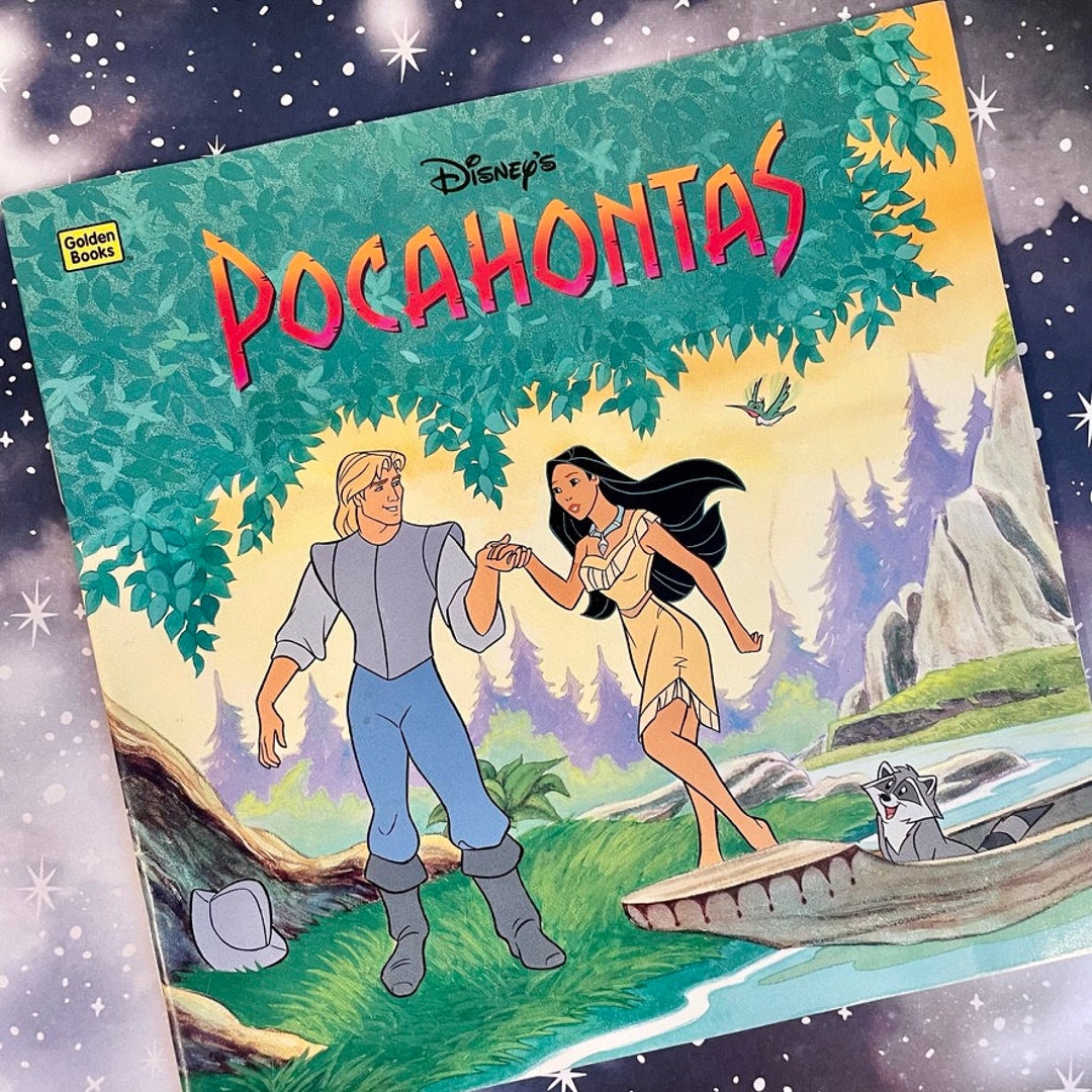 Disney's Pocahontas Golden Book // Vintage 1995 Pocahontas Golden Look ...