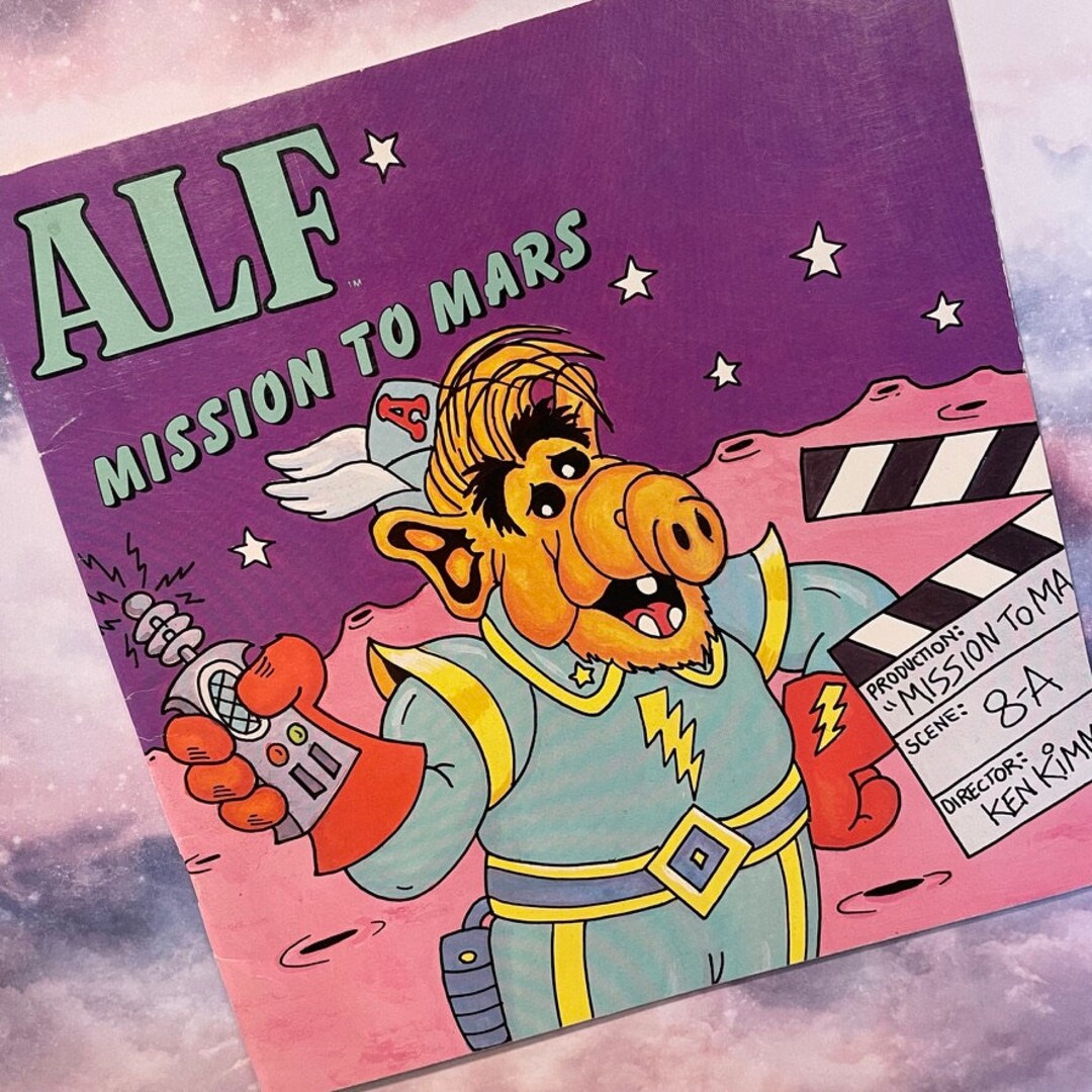 Alf // Mission to Mars // Softcover // Alf Book // Retro Book // 80s ...