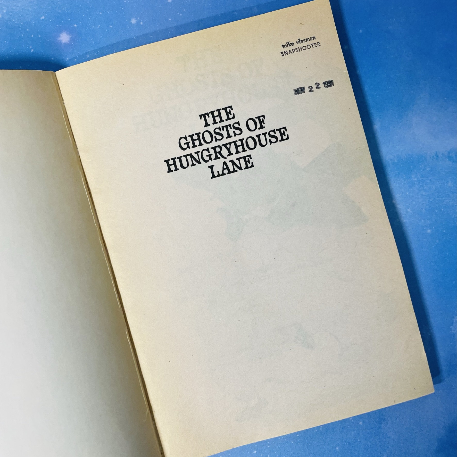 The Ghosts of Hungryhouse Lane 1988 // Sam Mcbratney // Apple ...