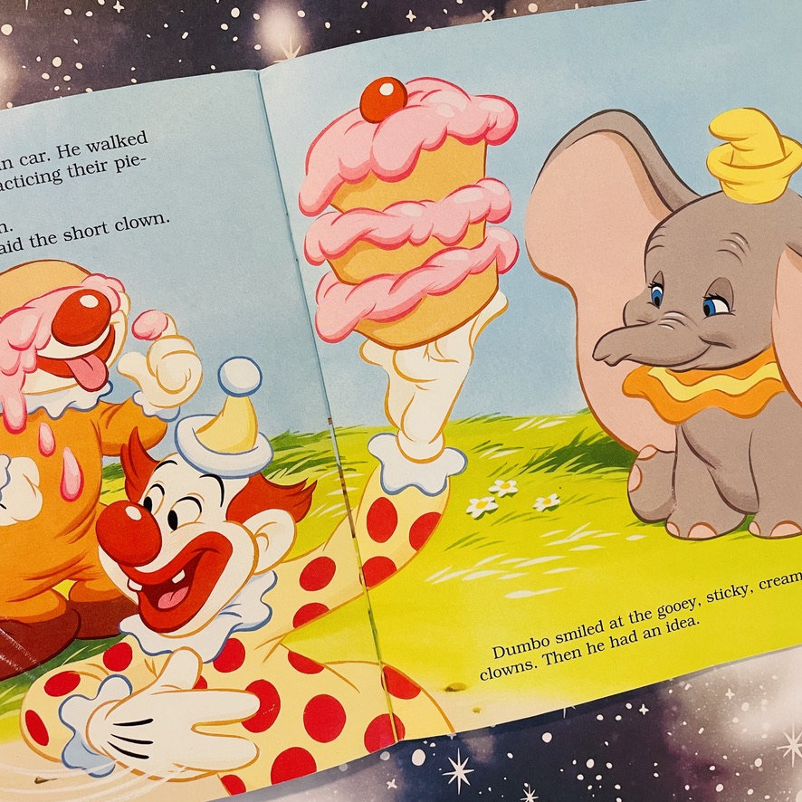 Dumbo: Happy to Help // Vintage 2001 Disney's Dumbo Shape Book ...