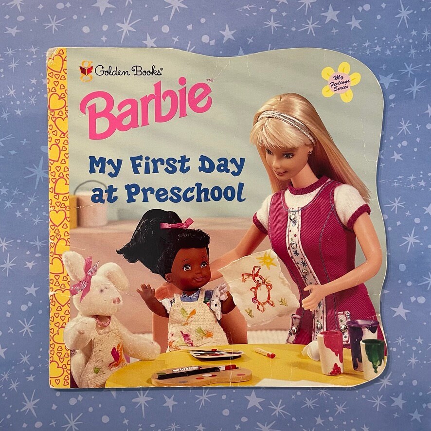 Barbie // My First Day at Preschool // My Feelings Series // Golden ...