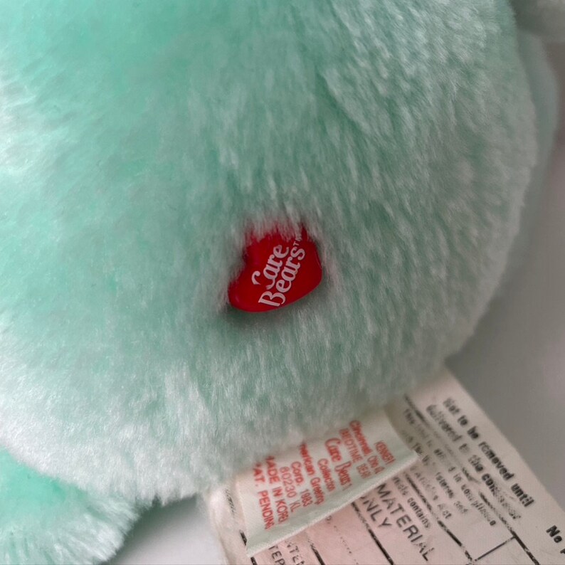 Bedtime Bear 1983 Care Bears T Box Bedtime Bear Plush With Book
