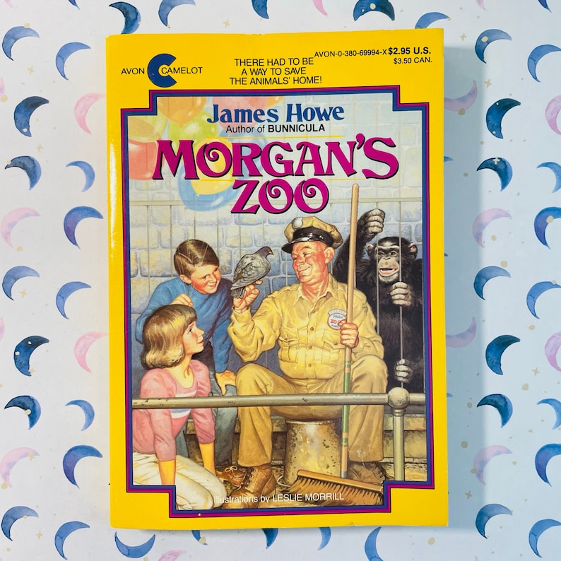 Morgan's Zoo by James Howe // Vintage 1986 Teen Chapter Book // Avon ...