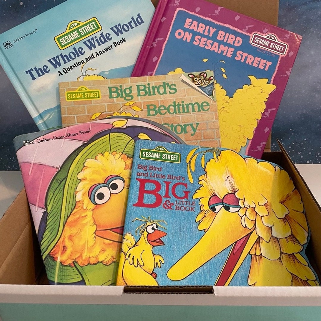 Sesame Street Books // Big Bird Gift Set // Big Bird Books // - Etsy