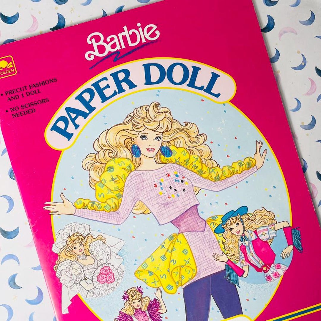 Like New! Barbie Paper Doll 1990 Precut Fashions *unused* - Etsy