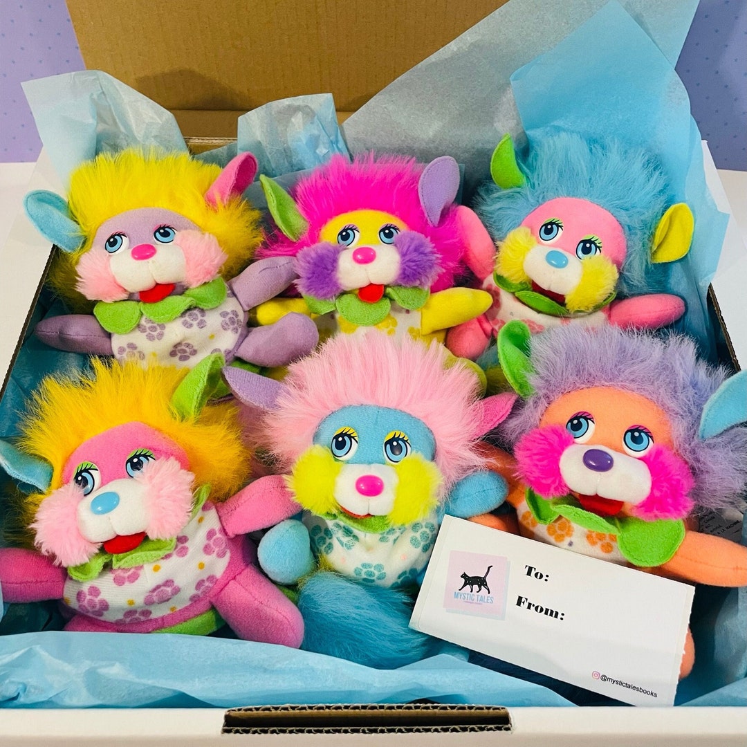 RARE Flower Popples Full Set // Vintage 1987 Popples Plush // - Etsy