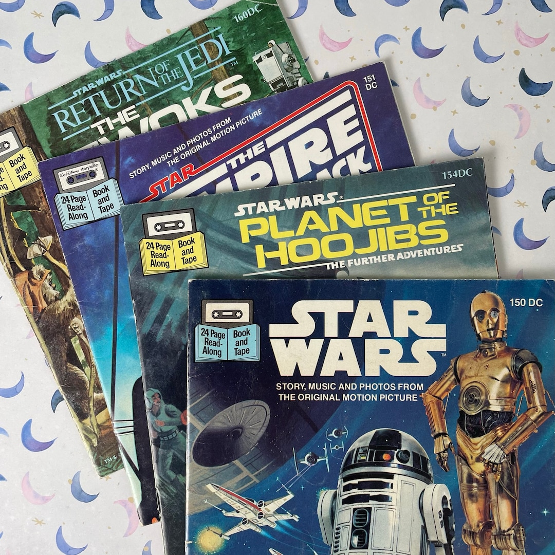 Vintage Star Wars Book Set // Read Along Book and Tape // Return of the ...