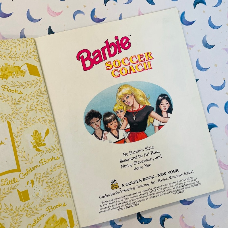 Barbie // Soccer Coach // Little Golden Book // Barbie Sports // Barbie ...