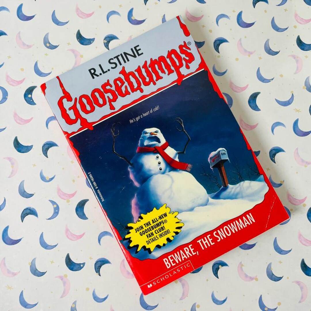 RARE Stickers Inside // Goosebumps #51 Beware, the Snowman // R.L ...