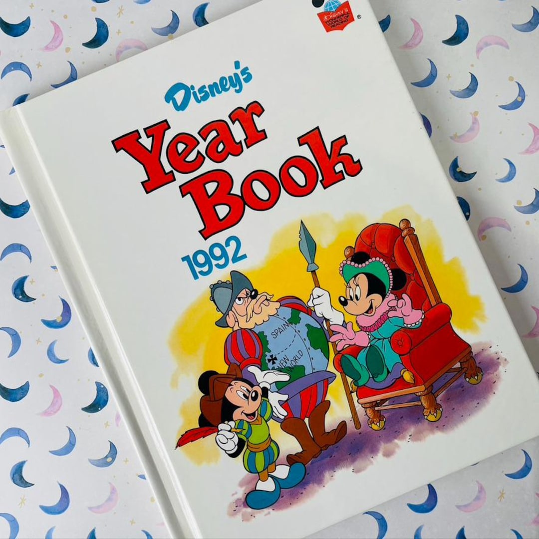 Like New! Disney's Year Book 1992 // Vintage Disney Collectible Book ...