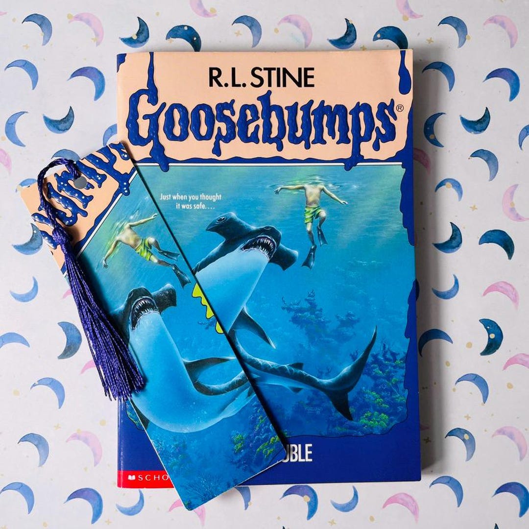 Like New! Goosebumps #19 Deep Trouble 1994 With Handmade Bookmark - Etsy