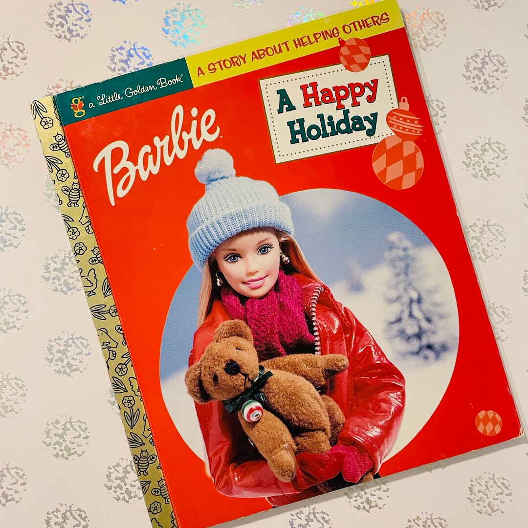 Barbie // A Happy Holiday // Little Golden Book // Barbie Christmas ...