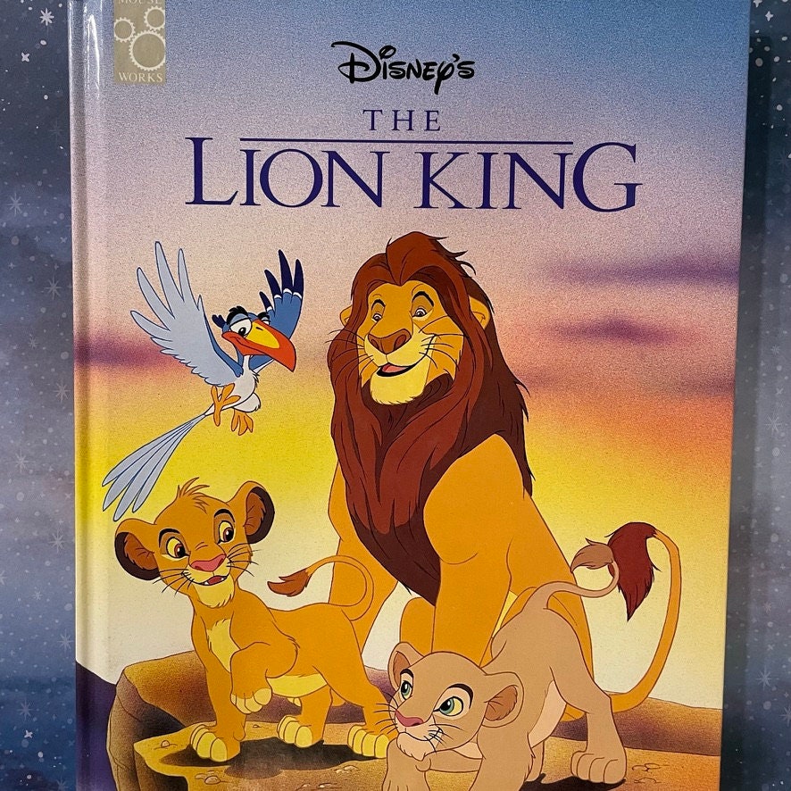 The Lion King Books // Disney Books // Nostalgic Book Set // Classic ...
