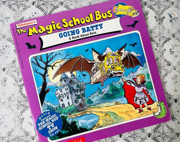 The Magic School Bus Going Batty 1996 // A Book About Bats // Vintage ...