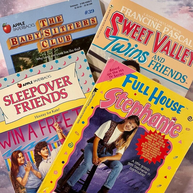 Early 90s Nostalgic Book Set // Full House Stephanie // Sleepover ...