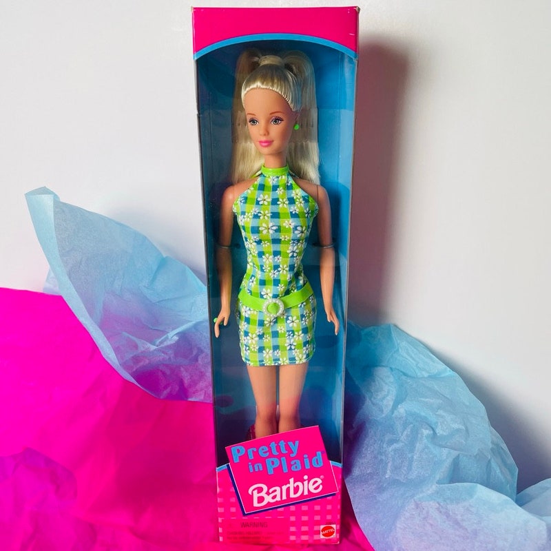 Barbie Plaid Dress - Etsy