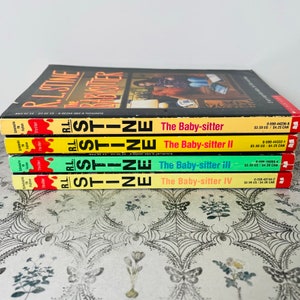 R.L. Stine the Babysitter 1-4 Book Set // Point Horror // Vintage Teen ...