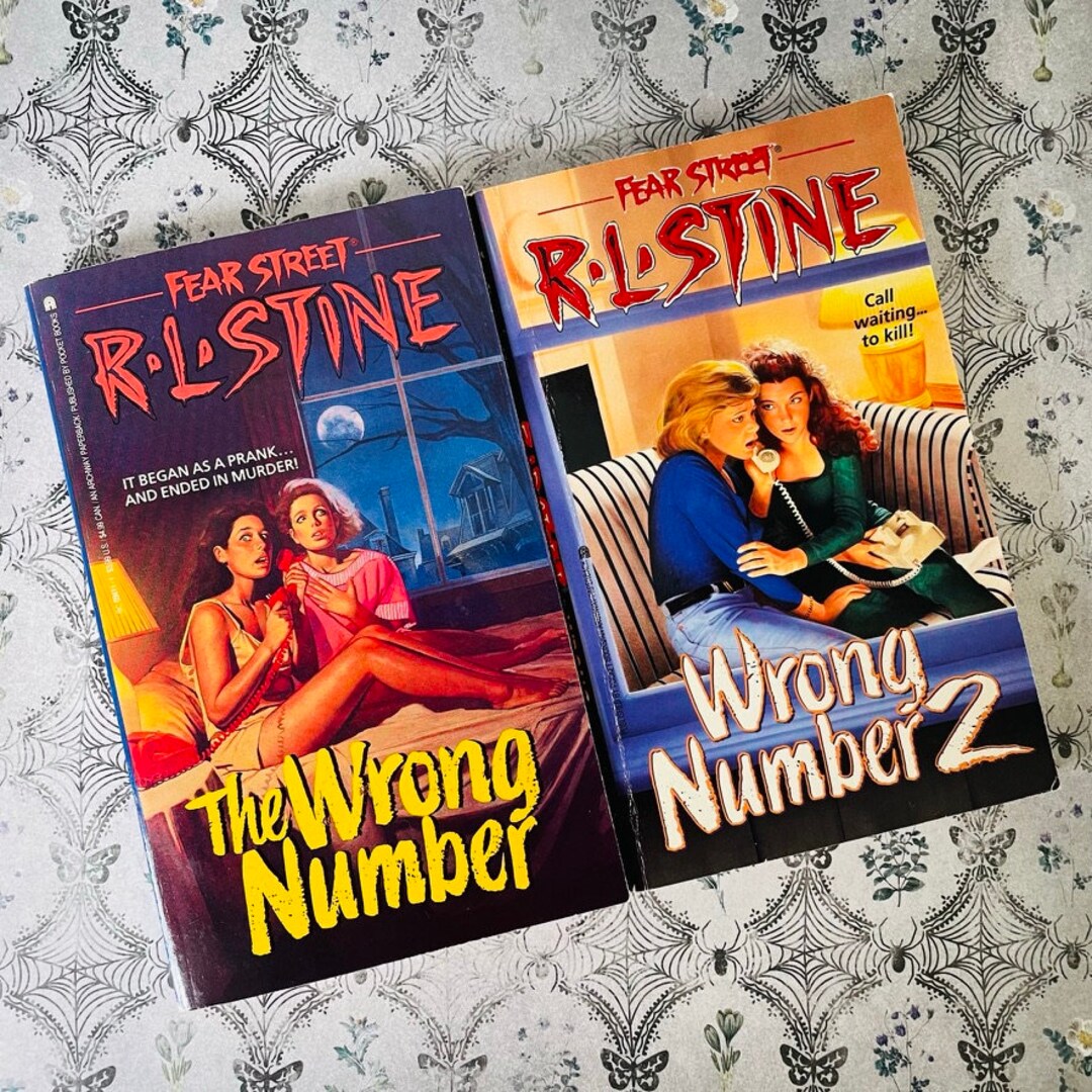 R.L. Stine Fear Street Set // the Wrong Number 1 & 2 // Vintage Teen ...