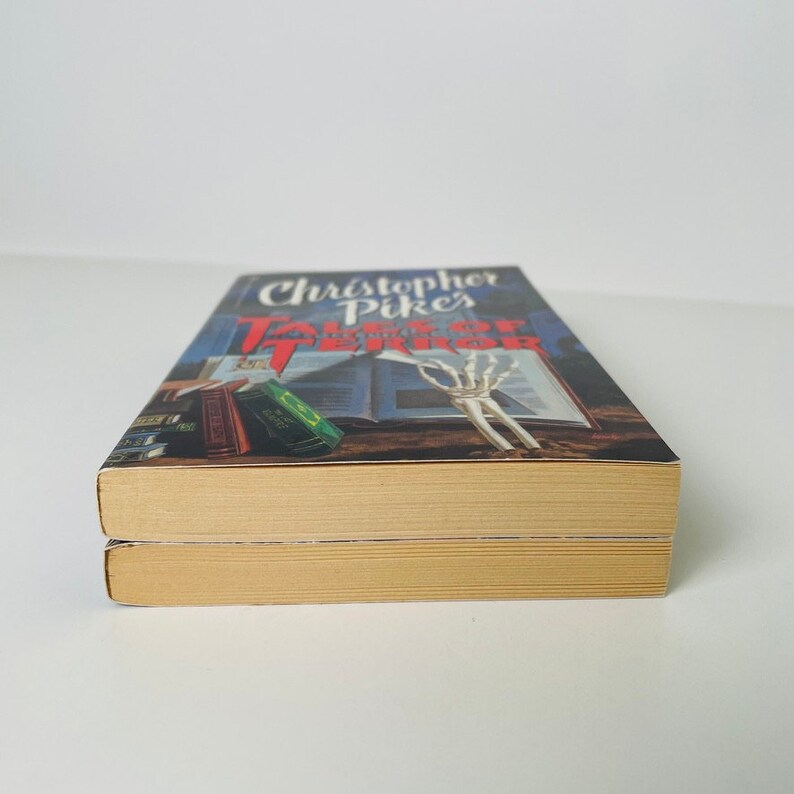 Like New! RARE! Tales of Terror 1-2 Book Set: Vintage Christopher Pike ...